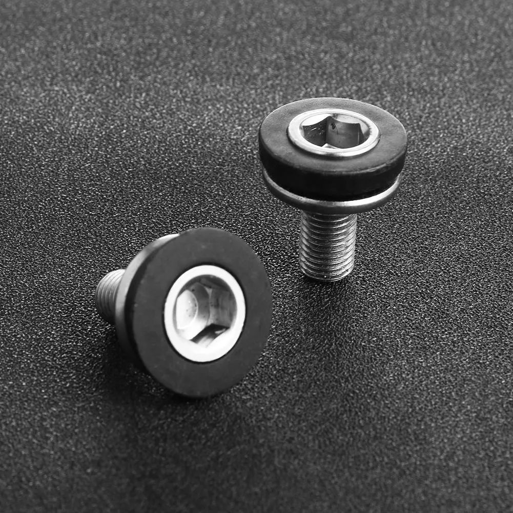 4-Pack Steel Mountain Bike Crank Lock Screws, MTB Bicycle Crankset ...