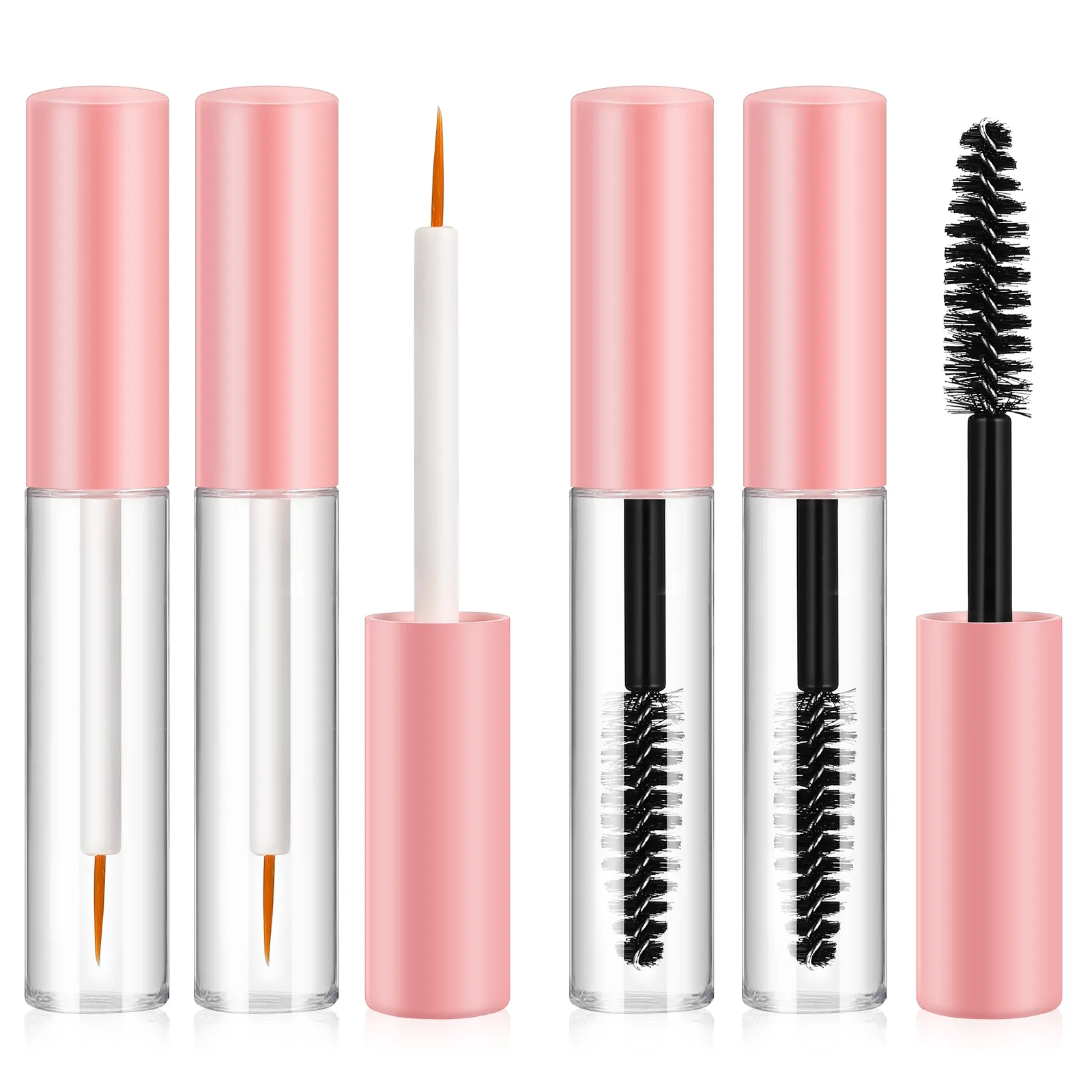 DHgate.com:Reusable Empty Mascara Tubes with Pink Wands, 10-Pack ...