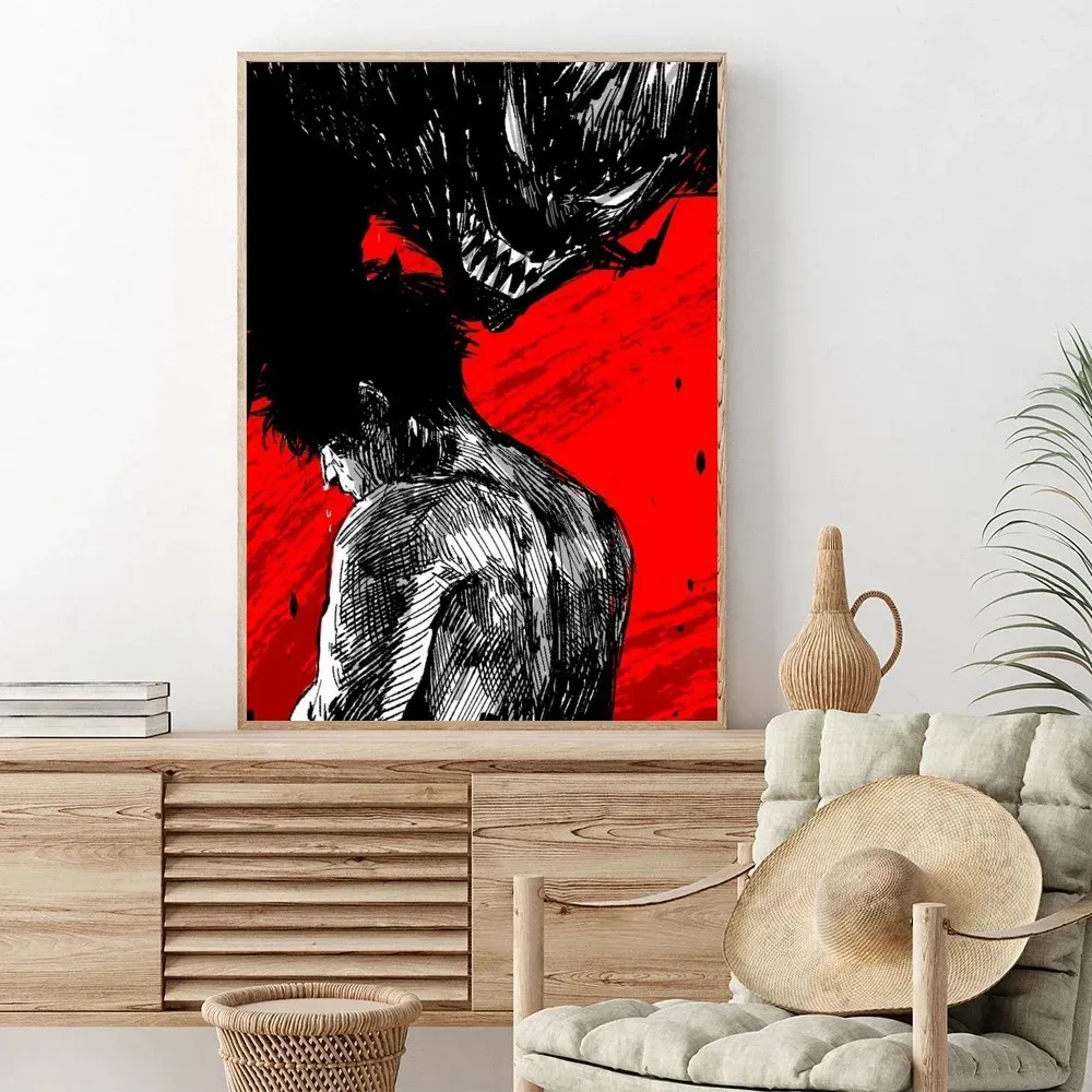 Anime Devilman Crybaby Poster Vintage Kraft Paper... From Ddmyperfect ...