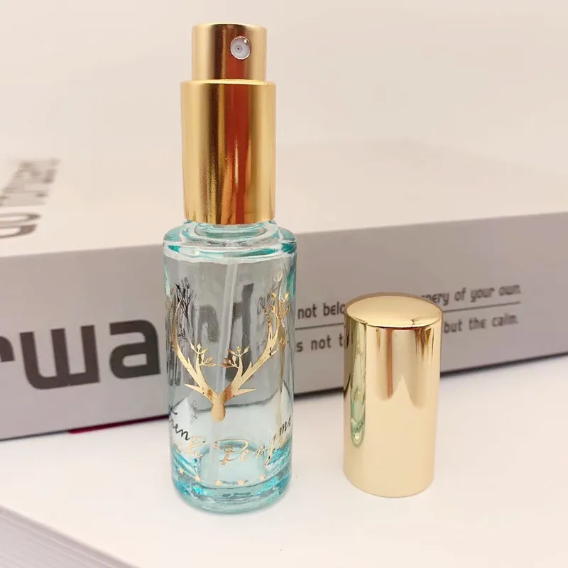 Mini Perfume Spray Bottle, 12ML Travel Atomizer, Gold Plated Glass Mist ...