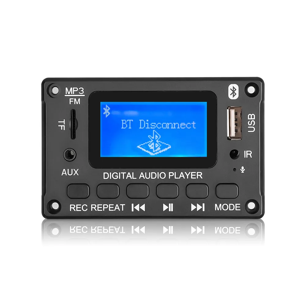 Bluetooth MP3 Player For Car Audio Receiver: 5V/12V MP3 Decoder Board ...