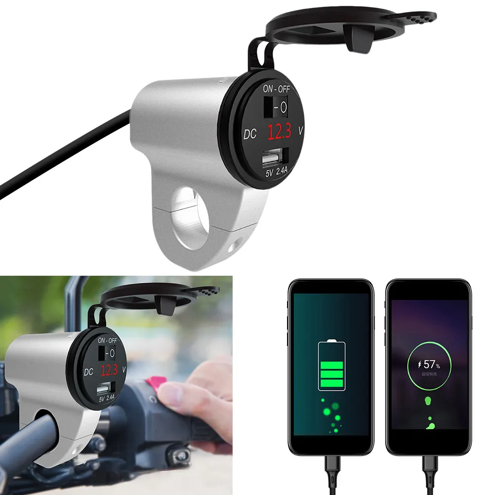 DHgate.com:Motorcycle Phone Charger & USB Charger for Motorcycle with ...