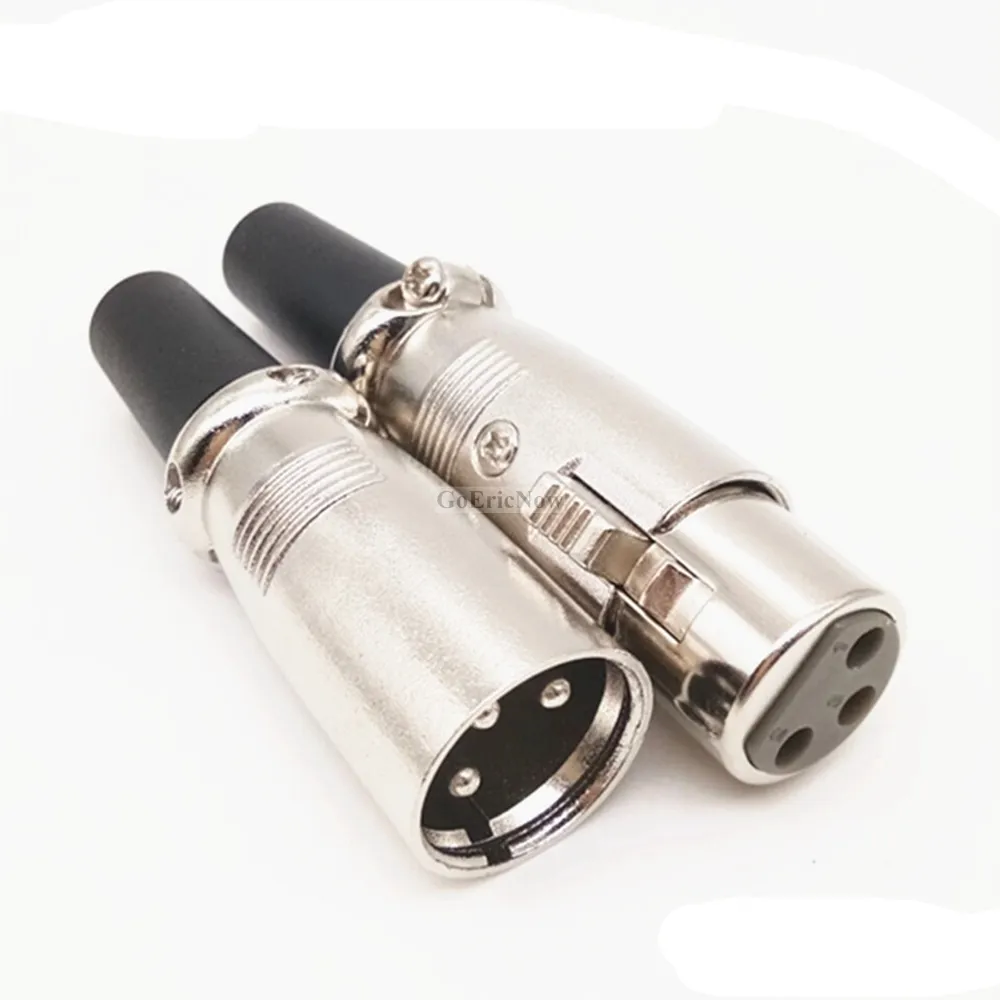6-Pack XLR Socket Connectors - 3, 4, 5, and 6 Pin Male and Female Audio ...