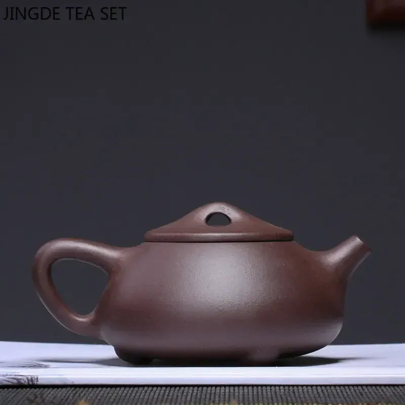 230ml Yixing Raw Ore Zisha Teapot with Filter, Handmade Purple Mud Tea ...