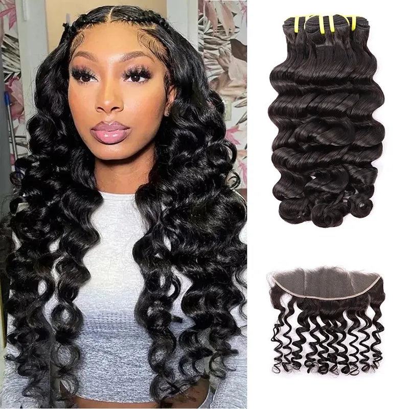 DHgate.com:Yiwigs 30" Raw Human Hair Deep Wave Weave Bundles with ...