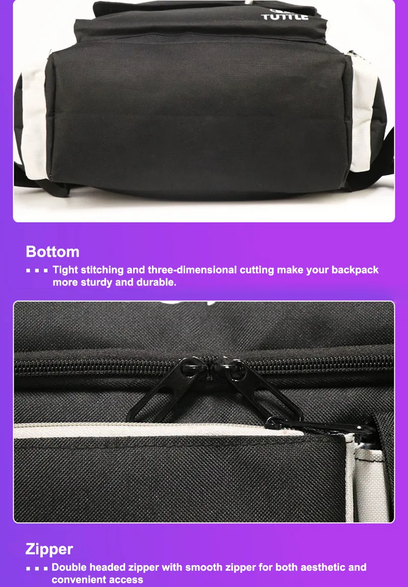 TUTTLE Table Tennis Racket Backpack High-Capacity Shoes Bag Case for ...