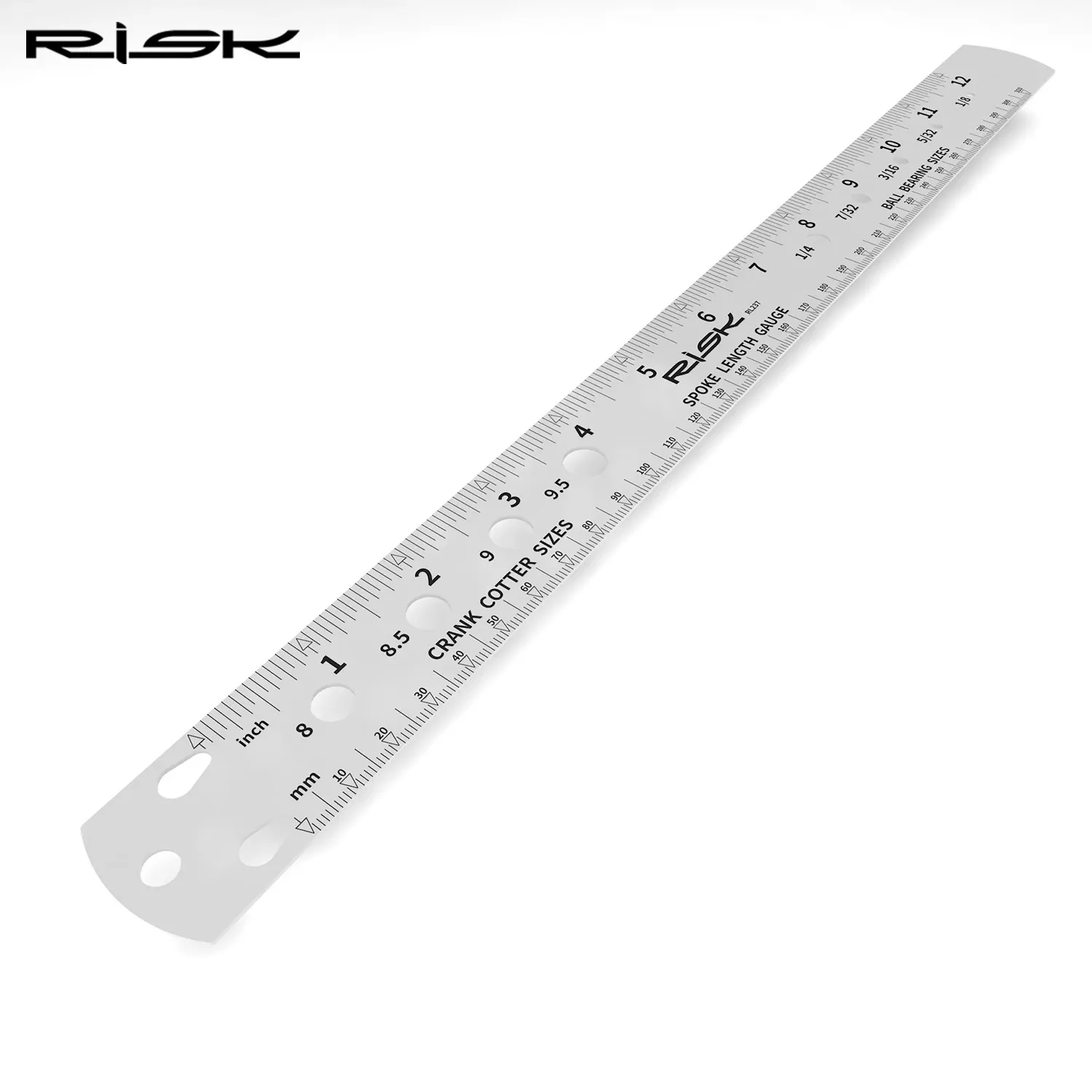 Double-Sided Spoke & Bearing Ruler - Precise Metric/Imperial Bike ...
