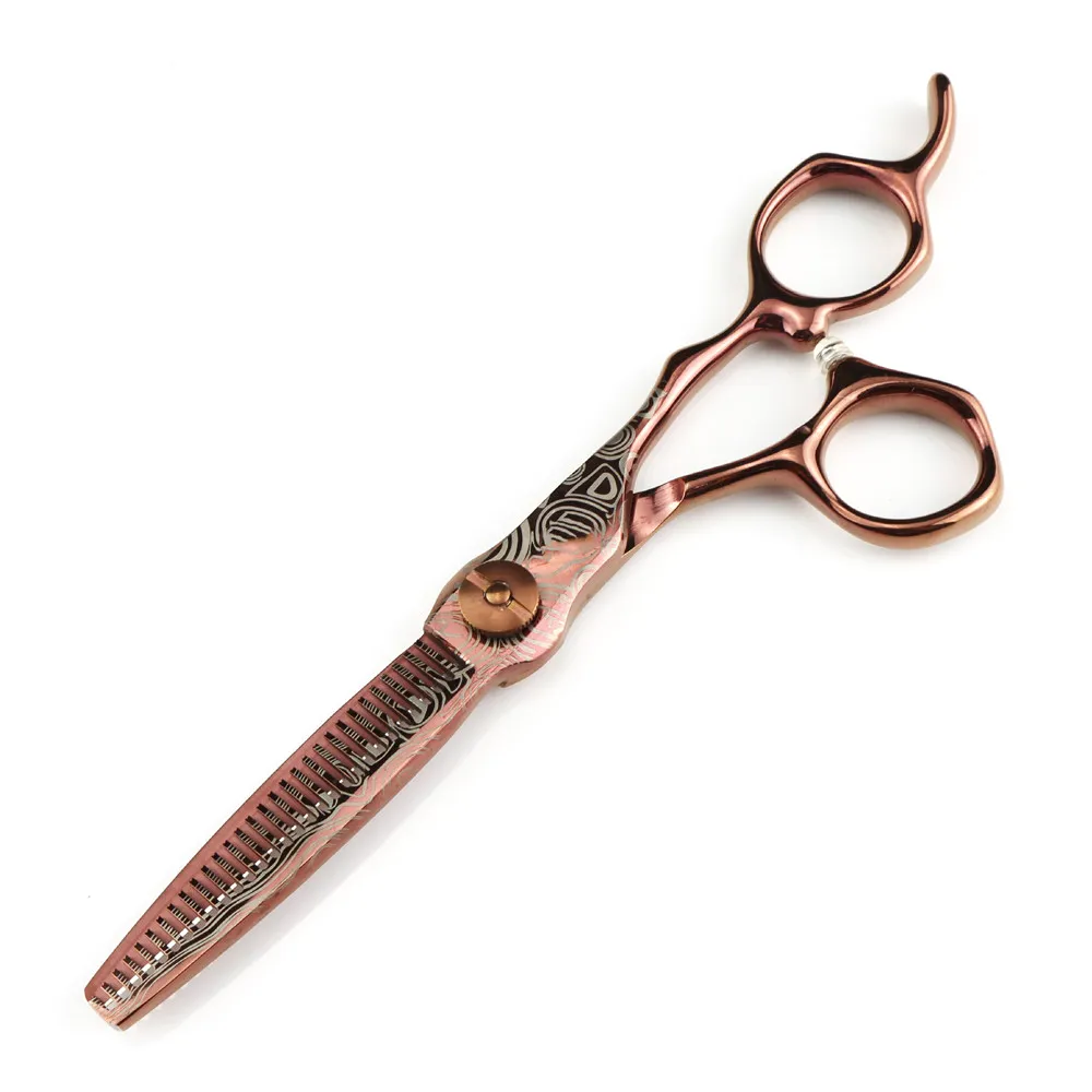 DHgate.com:JP440C 6'' Damascus Steel Barber Hair Scissors Thinning ...