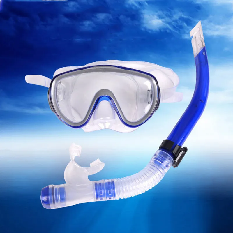 DHgate.com:Advanced Dive Set: Large Frame Mask & Dry Snorkel Tube for ...