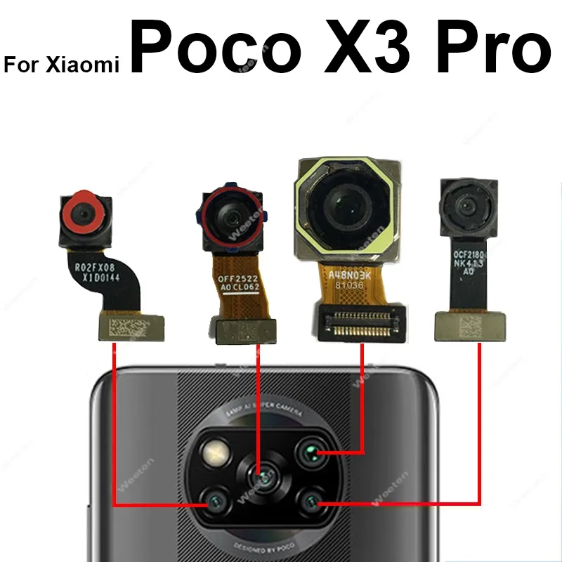 48MP+20MPCamera Flex Cable for Xiaomi Pocophone POCO X3 NFC X3 Pro ...