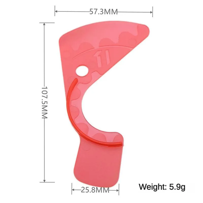 50T Chain Gap Adjustment Gauge Tool, Plastic Rear Derailleur Measuring ...