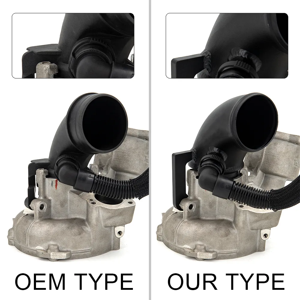 Upgraded Silicone Turbo Inlet Elbow Pipe Intake Hose for VW Golf GTI R ...