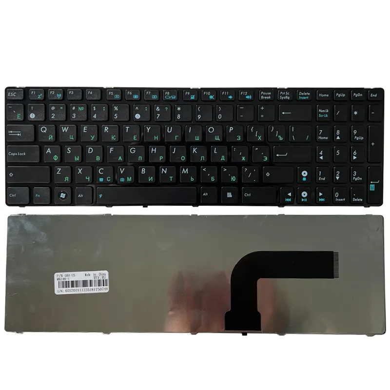 Russian keyboard for Asus G53S G73S K53SD K53SF K54HR K54HY K54S white ...