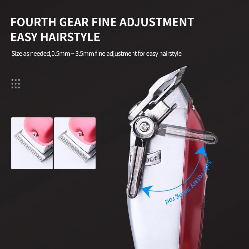 2024 Professional Kemei MDSERTOP Top50 Hair Cutting Kit - Cordless Rose ...