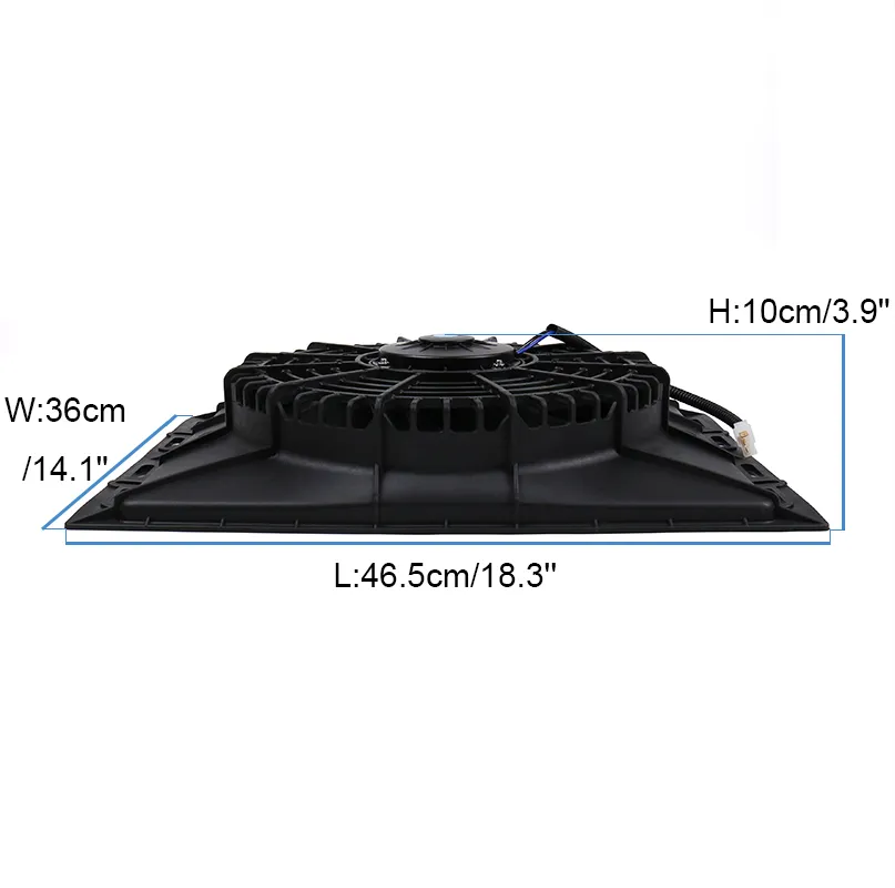 12V/24V Universal Electric Radiator Condenser Cooling Fan For Car Truck ...