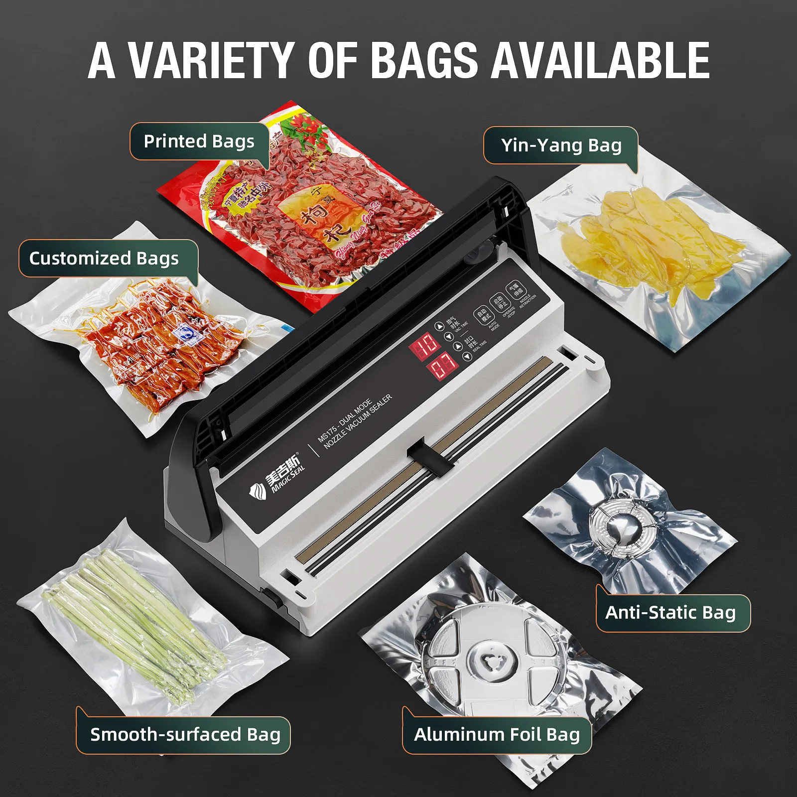DHgate.com:2024 MAGIC SEAL MS175: Professional Vacuum Sealer Machine ...