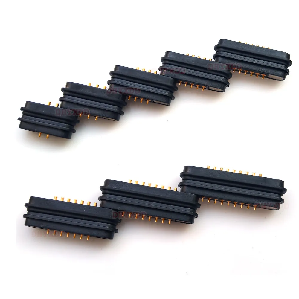 High Current Pogo Pins Connector: 2 9 Pin Magnetic Spring Loaded ...