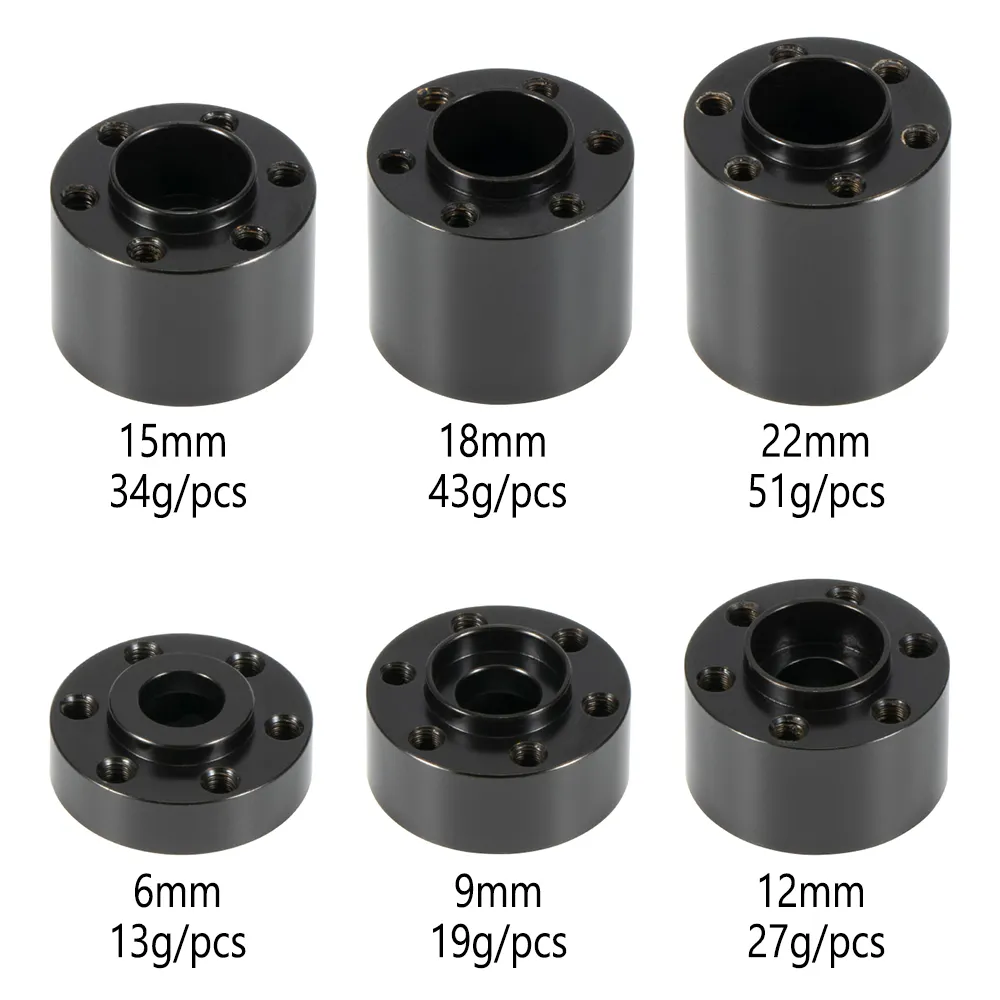Brass Hex Wheel Hub Wideners for 1.9 2.2 Beadlock Wheels 1/10 RC ...
