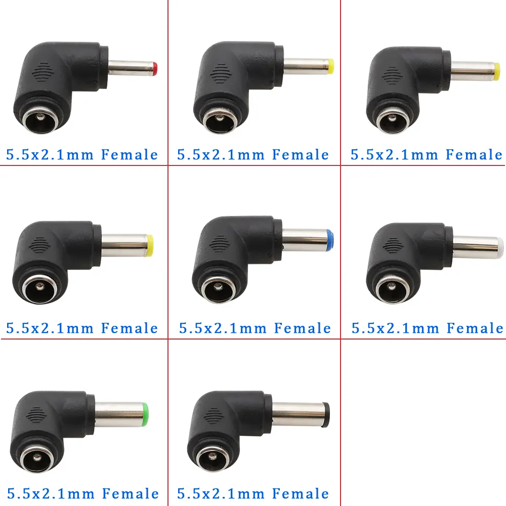 DHgate.com:DC Power 5.5x2.1mm Female to Various Male Plug Adapter ...