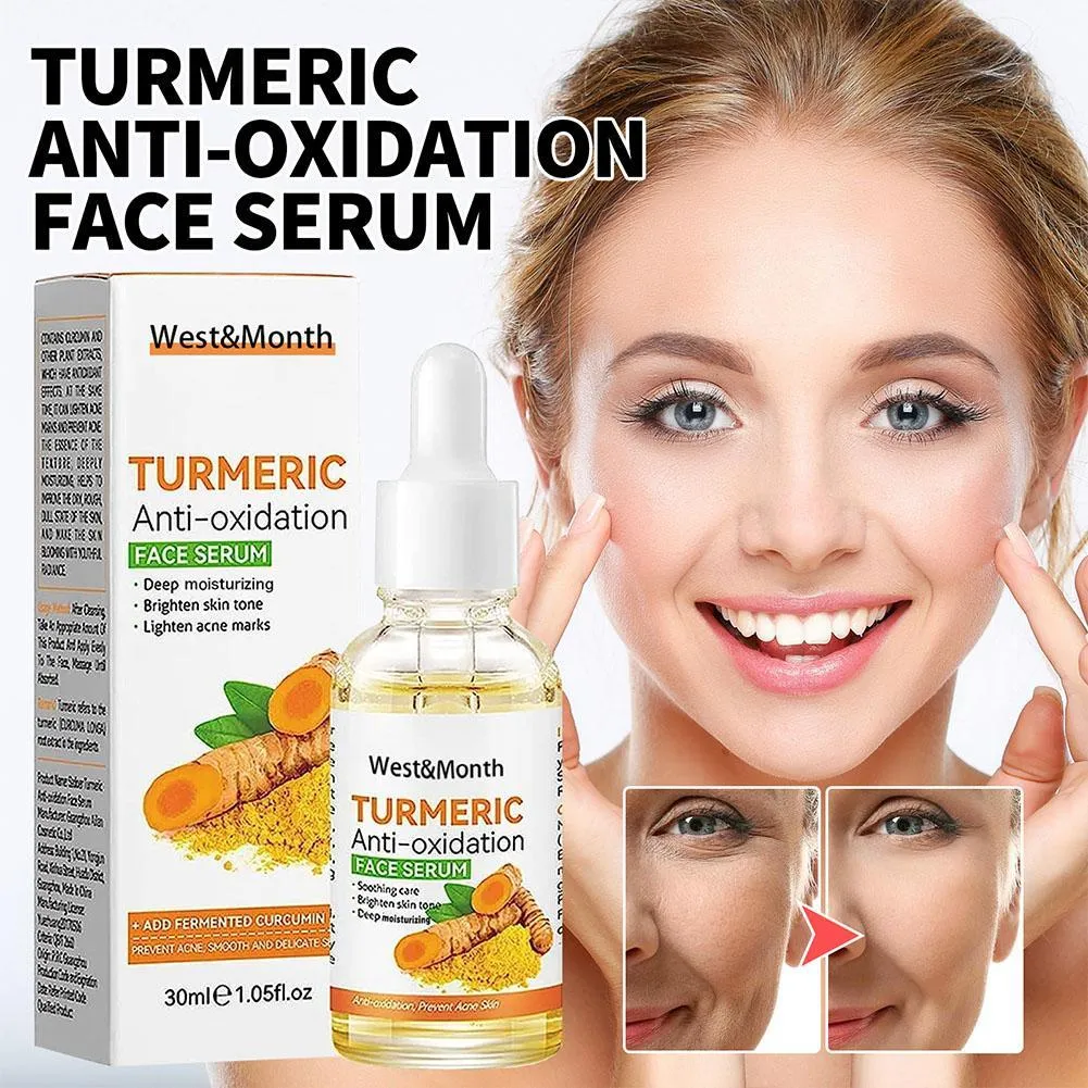Turmeric Facial Essence Lightens Spots Acne Marks Moisturizes and ...