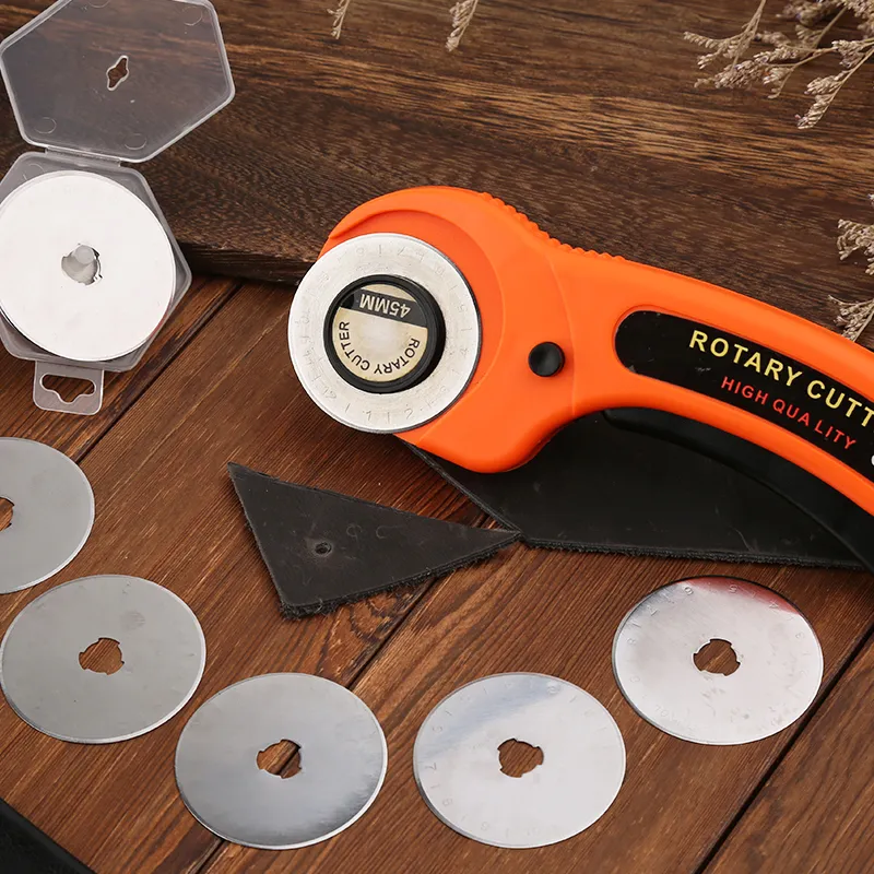 45mm Rotary Cutter Blades - 10-Piece Craft Tool Kit with Storage ...