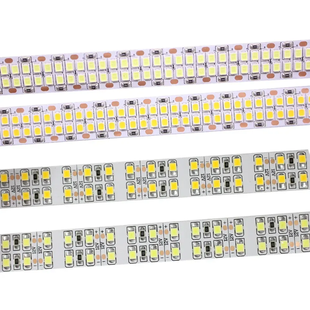 DHgate.com:480 LEDs/m Double Row 2835 LED Strip Light, 12V/24V IP20 Non ...