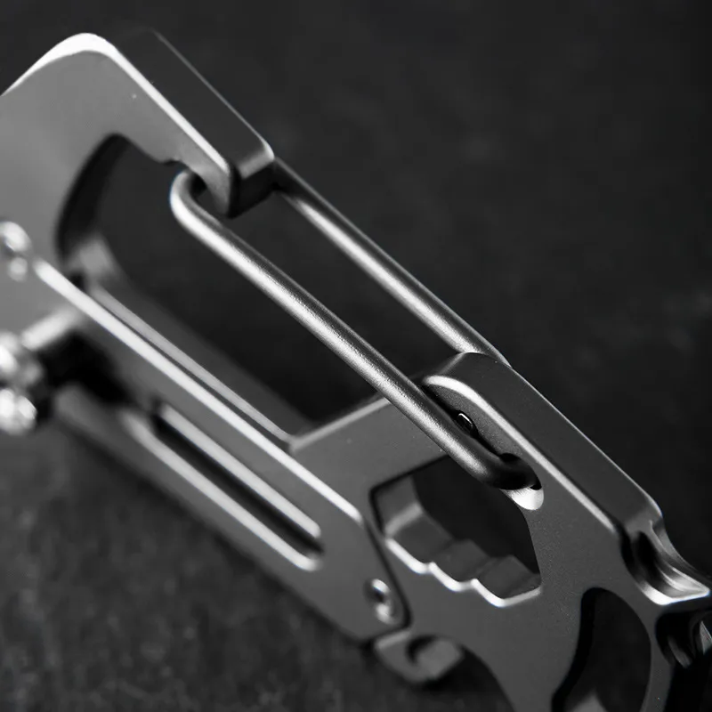 Premium Titanium Keychain Knife: Multifunctional, Portable EDC Tool ...
