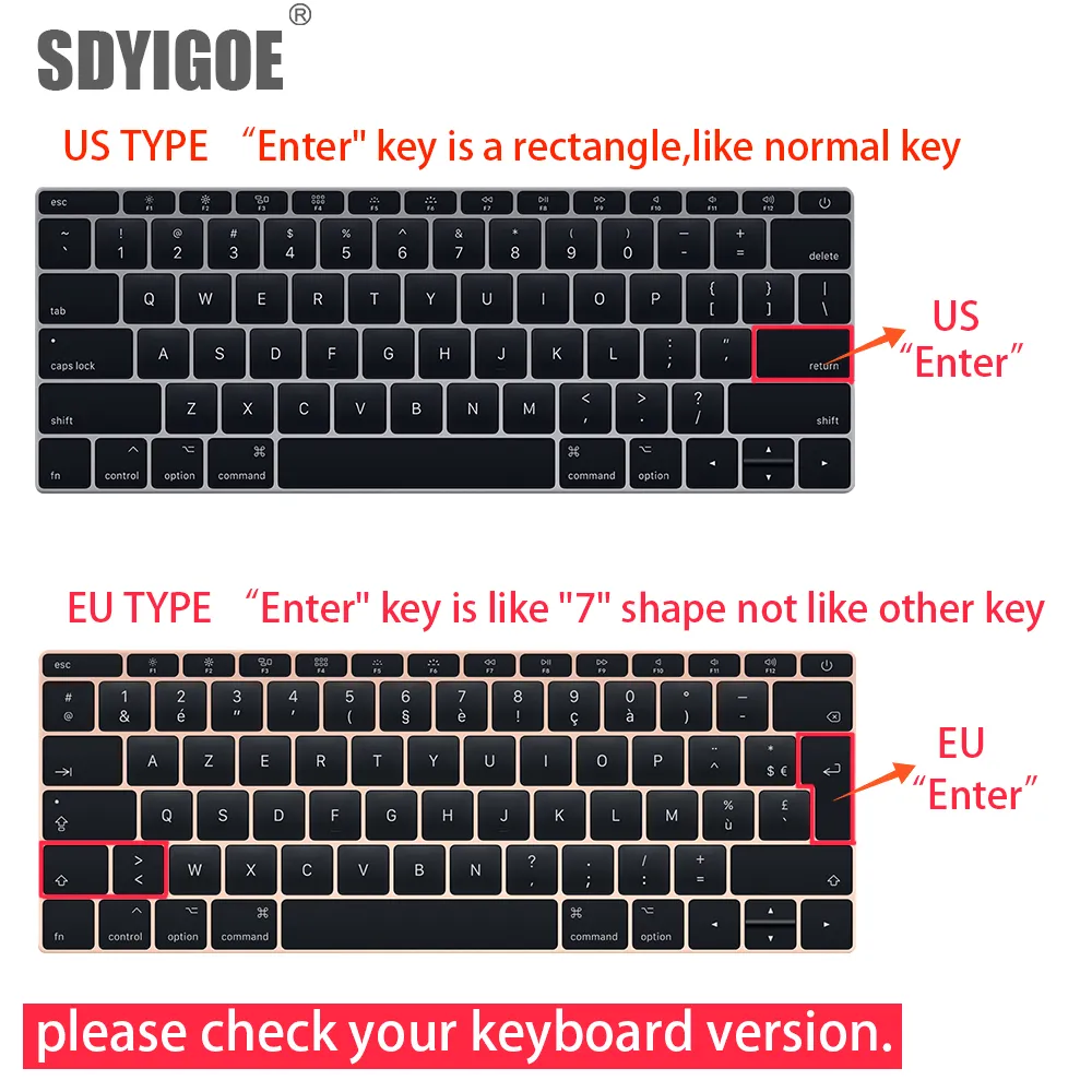 DHgate.com:All-New Ultra-Thin Transparent TPU Keyboard Cover for Apple ...