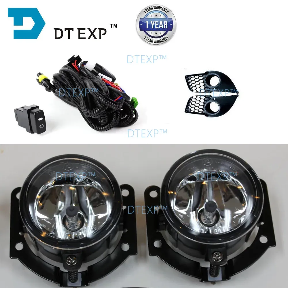 Lancer EX Fog Lights Kit With Bulbs, Wires, And Switch Front Halogen ...