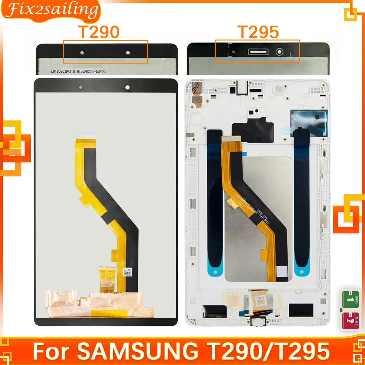 LCD Touch Screen Assembly for Samsung Galaxy Tab A 8.0 2019 SM-T290 SM ...