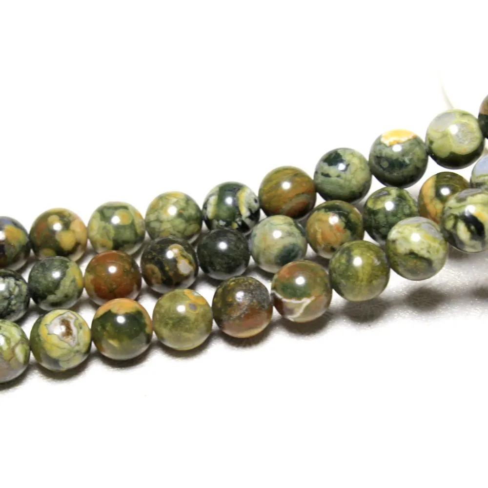 DHgate.com:Round Green Kamba Stone Beads for Jewelry Making, 6/8/10mm ...
