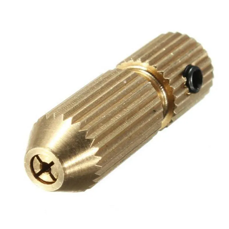 3mm Brass Motor Shaft Clamp Fixture - Mini Collet Drill Chuck Adapter ...