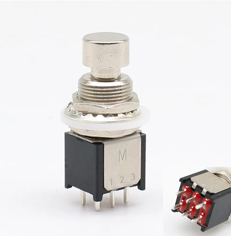 Foot Switch Guitar Pedal Box: 6-Pin & 9-Pin Stomp Latching 3PDT True ...