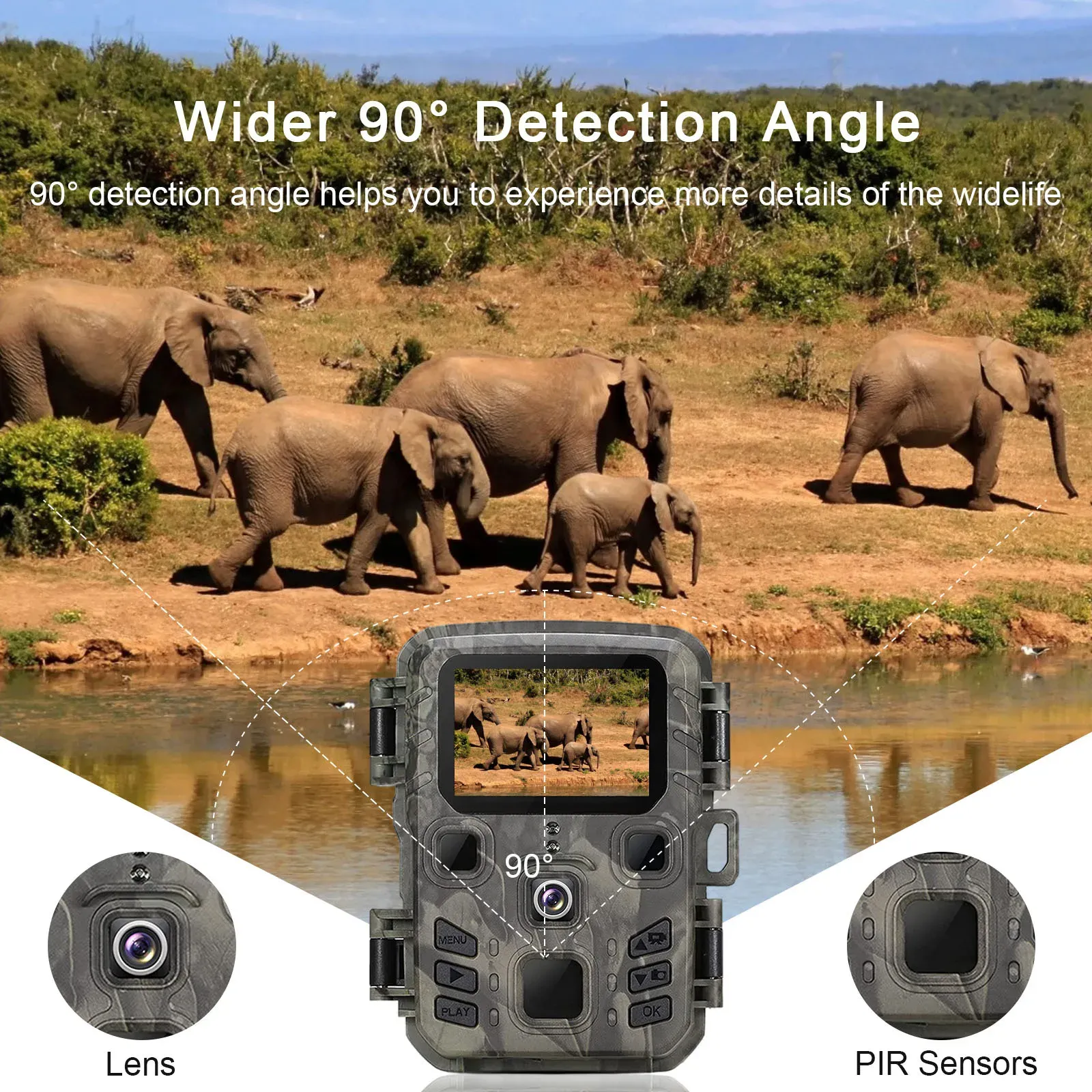 DHgate.com:Mini Trail Hunting Camera 20MP 1080P with Night Vision for ...