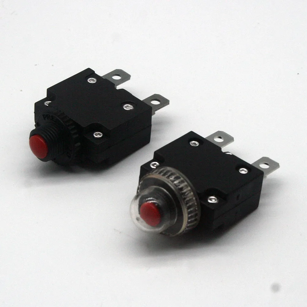 20A Circuit Breaker Switch, Resettable Overload Protector Fuse, Auto ...