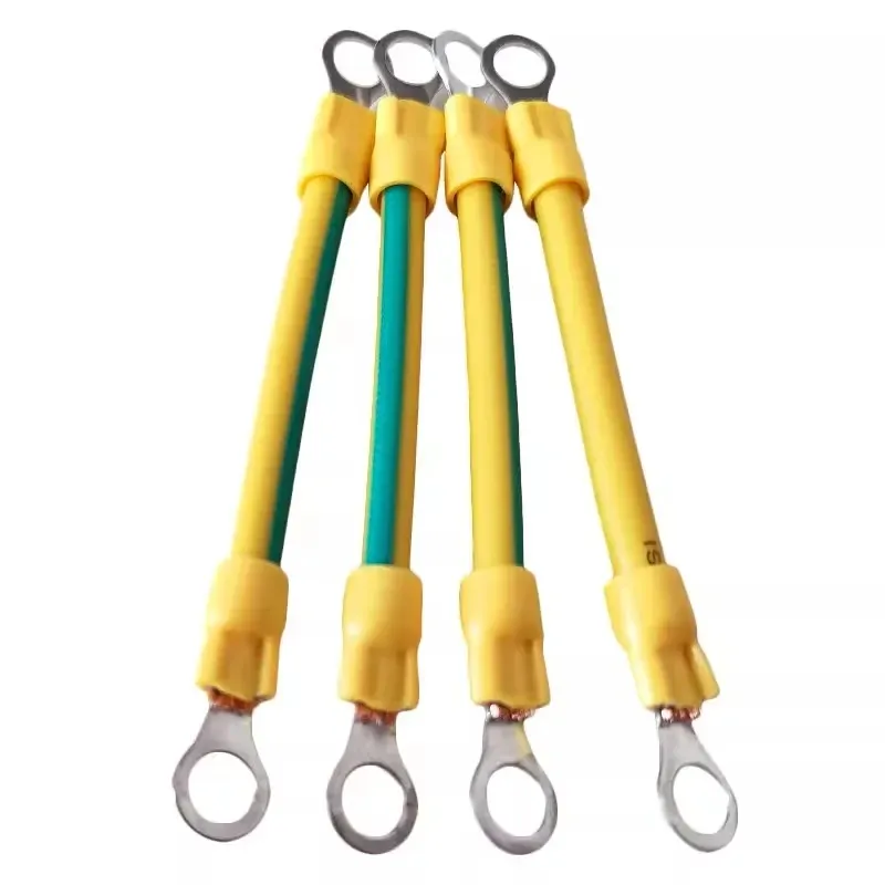 Yellow-Green Copper Photovoltaic Grounding Wire for Solar PV Panel ...