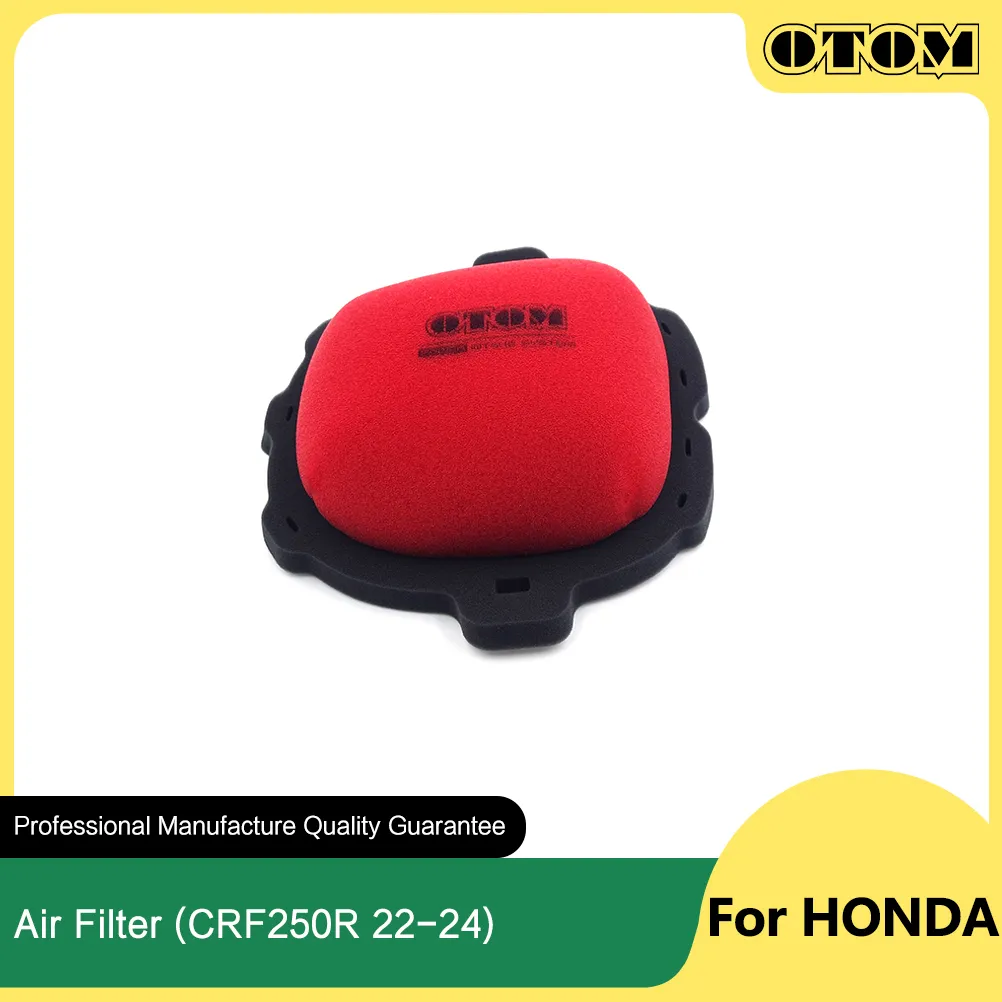 Dual-Layer Foam Motorcycle Intake Air Filter for CRF250R CRF250RX ...
