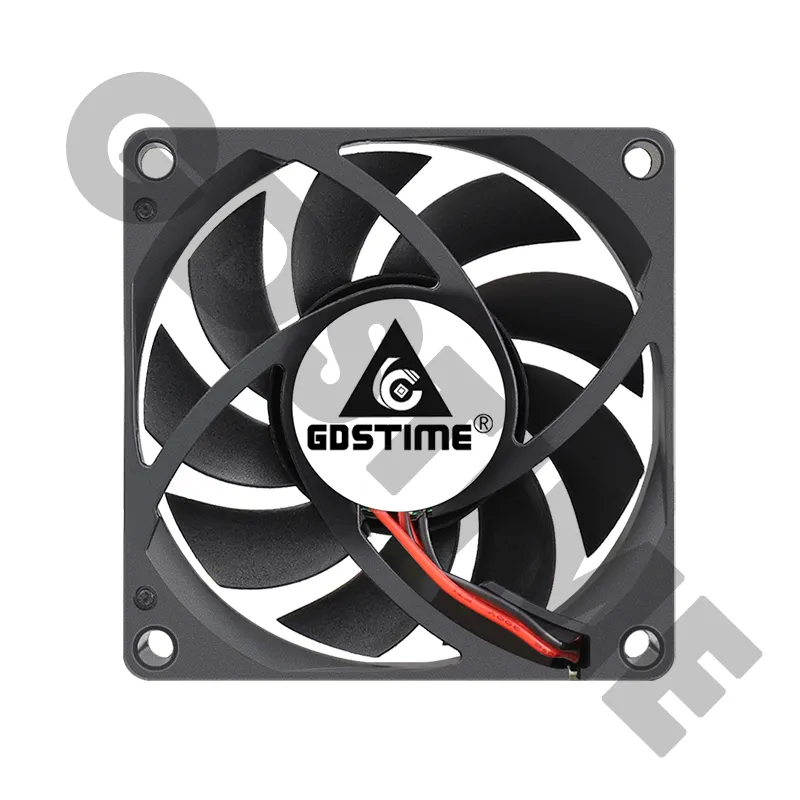 DHgate.com:2x Gdstime 70mm DC Fan, 5/12/24V 2-Pin PC Computer Laptop ...