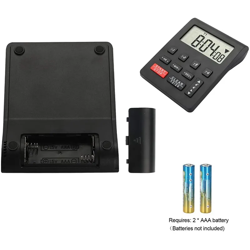 Cooking Timers: 4 Channel Digital Kitchen Clock And Timer Big Screen ...