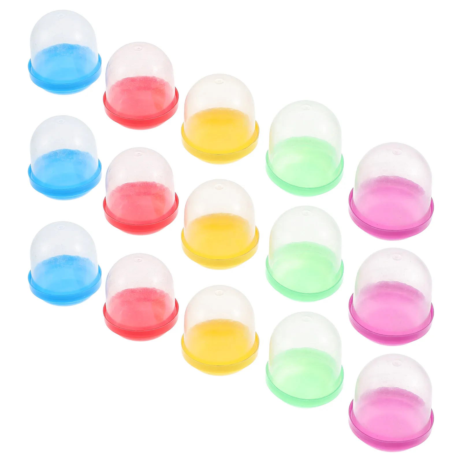 50 Pack Clear Fillable Plastic Balls, Multipurpose Empty Capsules For ...