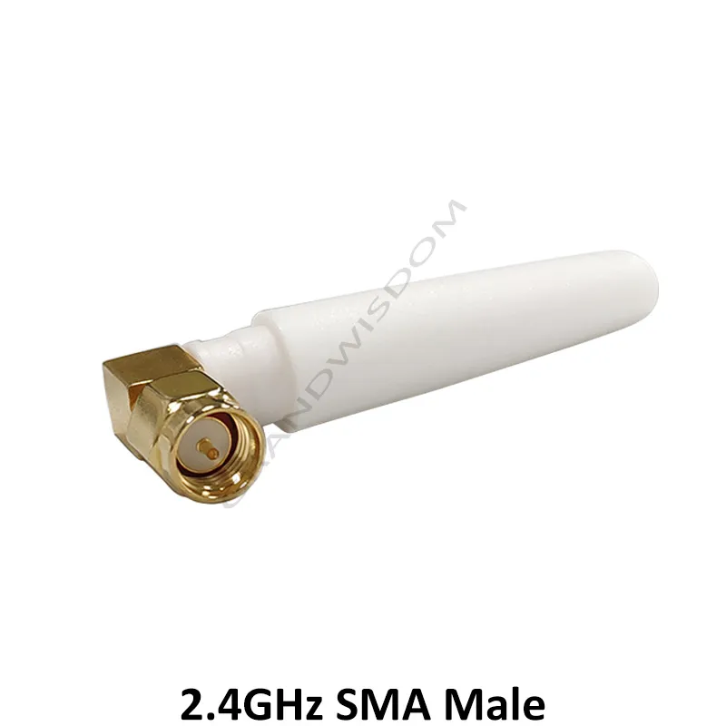 DHgate.com:4GHz Dual-Band WiFi SMA Antennas (2pcs) - Small White IOT Antenne with SMA Male ...