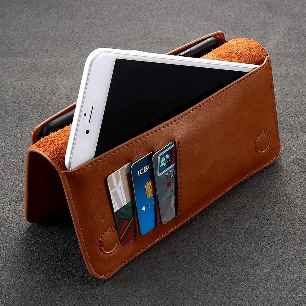 DHgate.com:FLOVEME Leather Wallet Case for iPhone SE 2020/8/7/6/6s ...