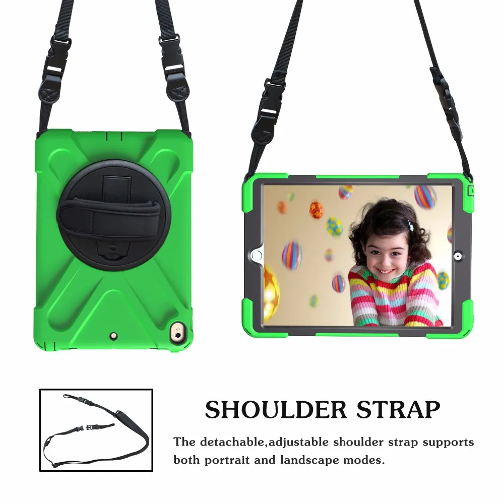 Shockproof Kids Case for iPad 9.7 2017 Model A1822 A1823 with Silicone ...