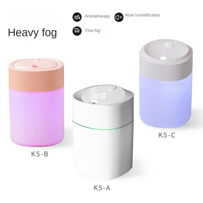 Humidifier Mini Ultrasonic Humidifier Essential Oil Diffuser: Portable ...