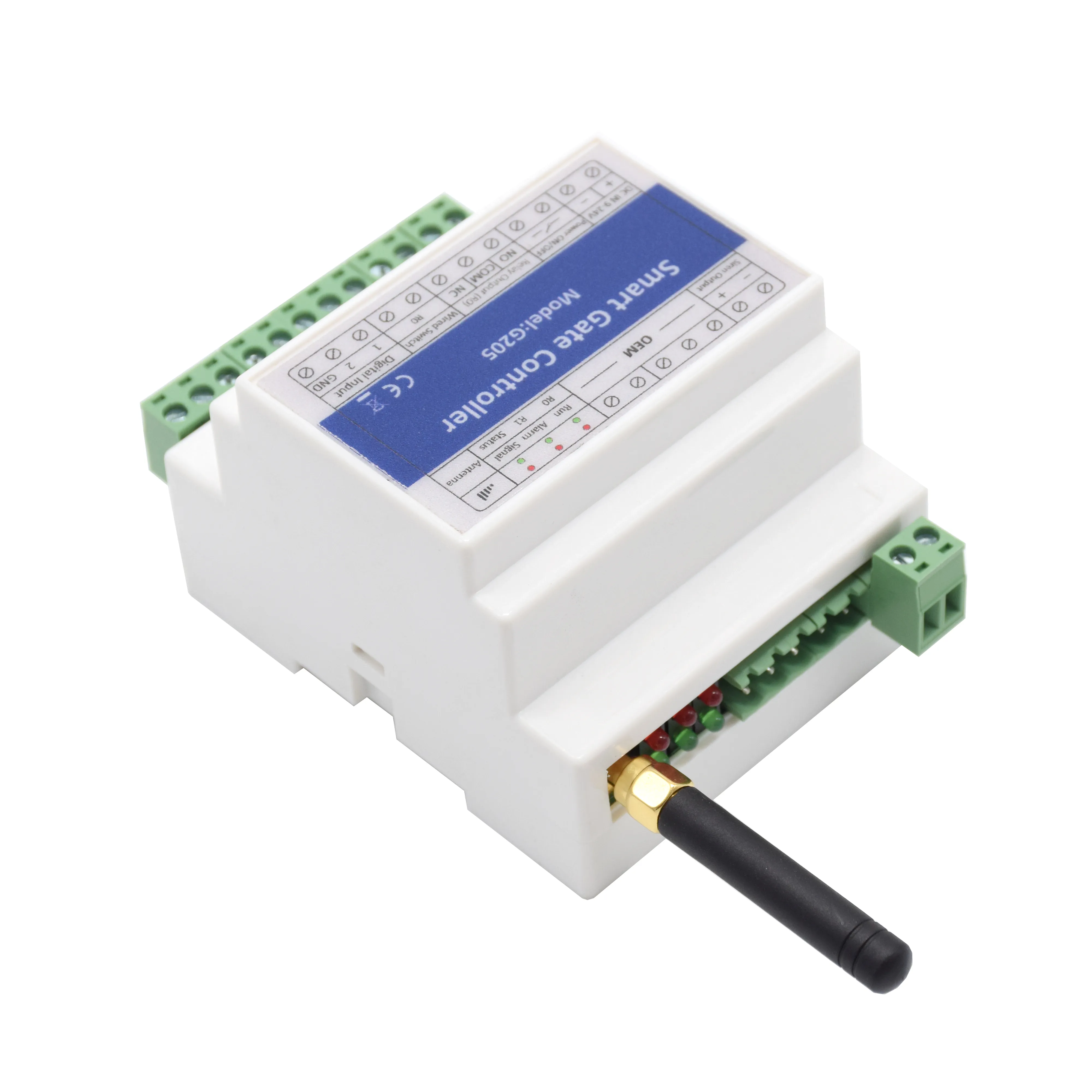 DHgate.com:DIN-Rail GSM 4G SMS Single Relay Gate Opener: Secure Remote ...