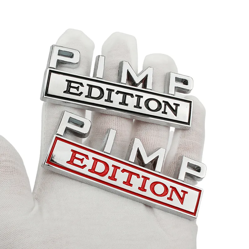 Car 3D Metal Chrome Decals Sticker Emblem PIMP... From Ddmyaug, $15.29 ...
