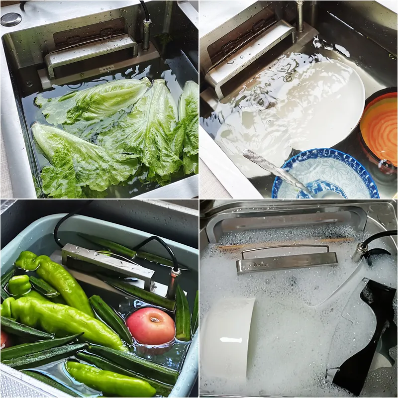 Ultrasonic Portable Dishwasher 220V Stainless Steel Front Open Small ...