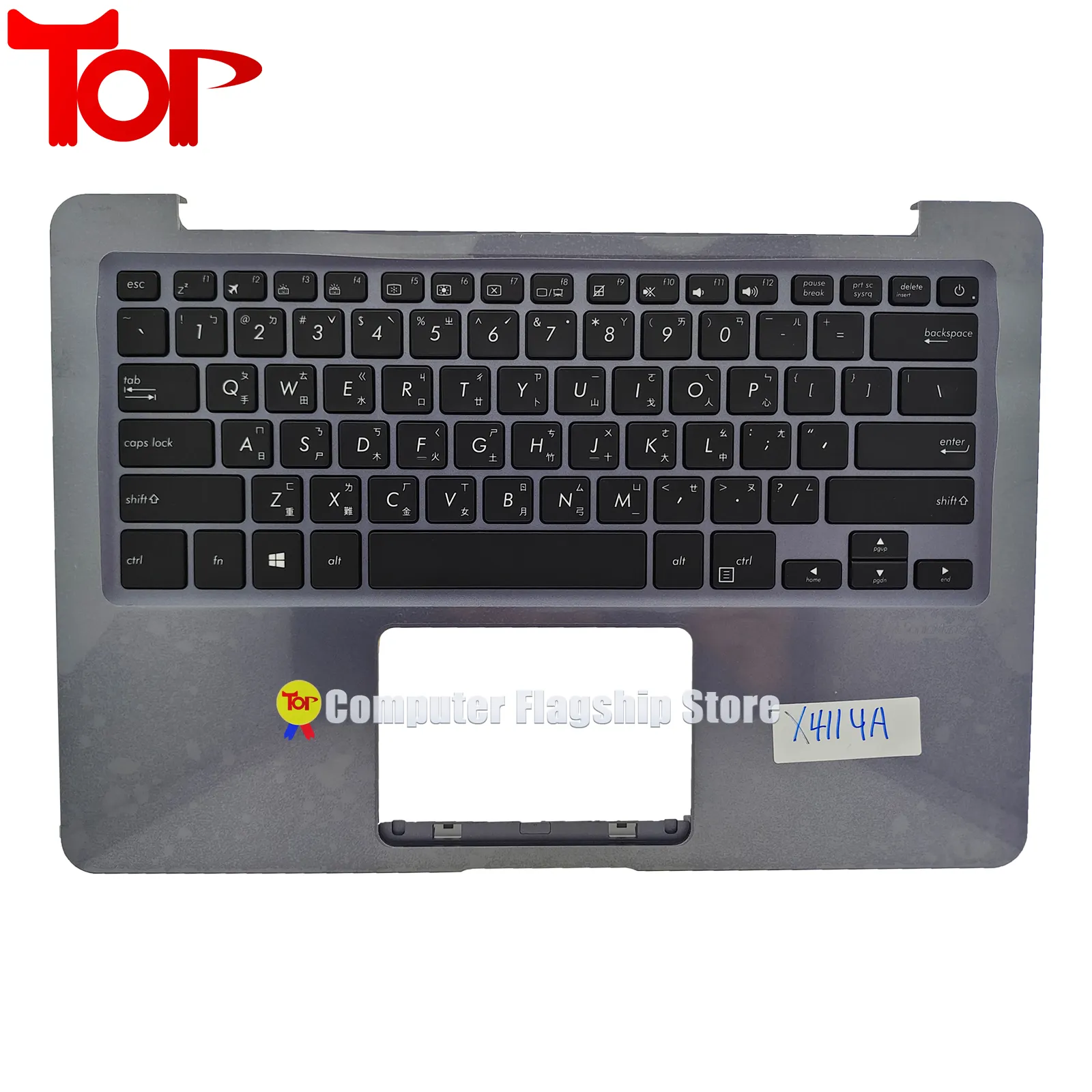 DHgate.com:ASUS X411U Laptop Keyboard Palmrest Replacement, Original C Shell Assembly ...