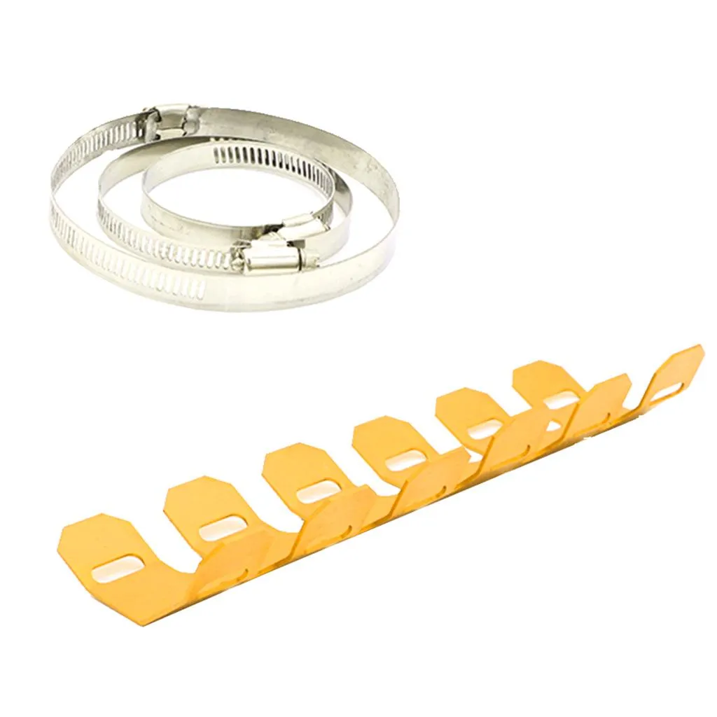 25cm Exhaust Pipe Heat Protector Cover for 2-Stroke Motorcycles, Silver ...