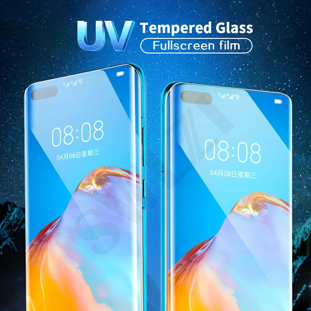 9D full cover UV tempered glass screen protector for Huawei nova 7 8 ...